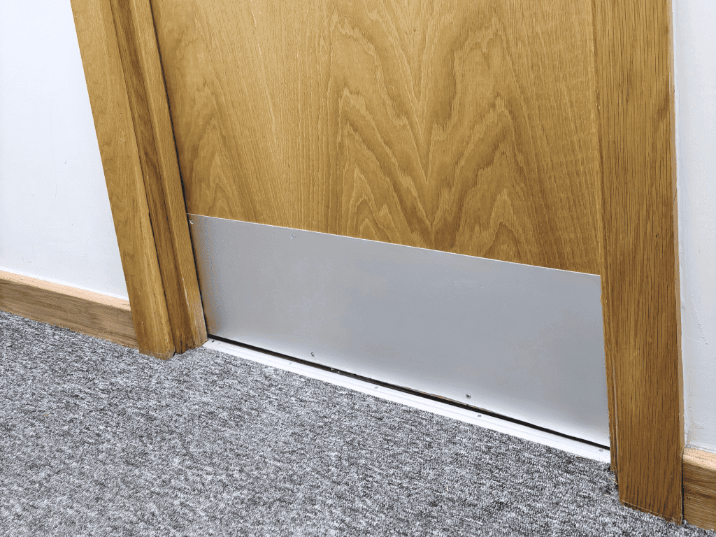 FAS Kick Plate - 796 x 200 x 1.2mm - Fire & Acoustics Seals