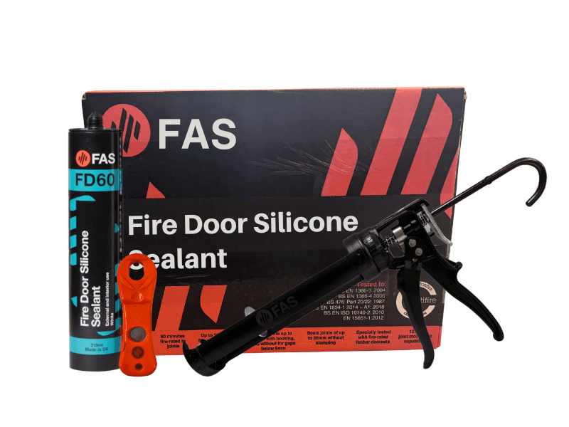 FAS Fire Door Silicone Sealant Kit White - Fire & Acoustics Seals